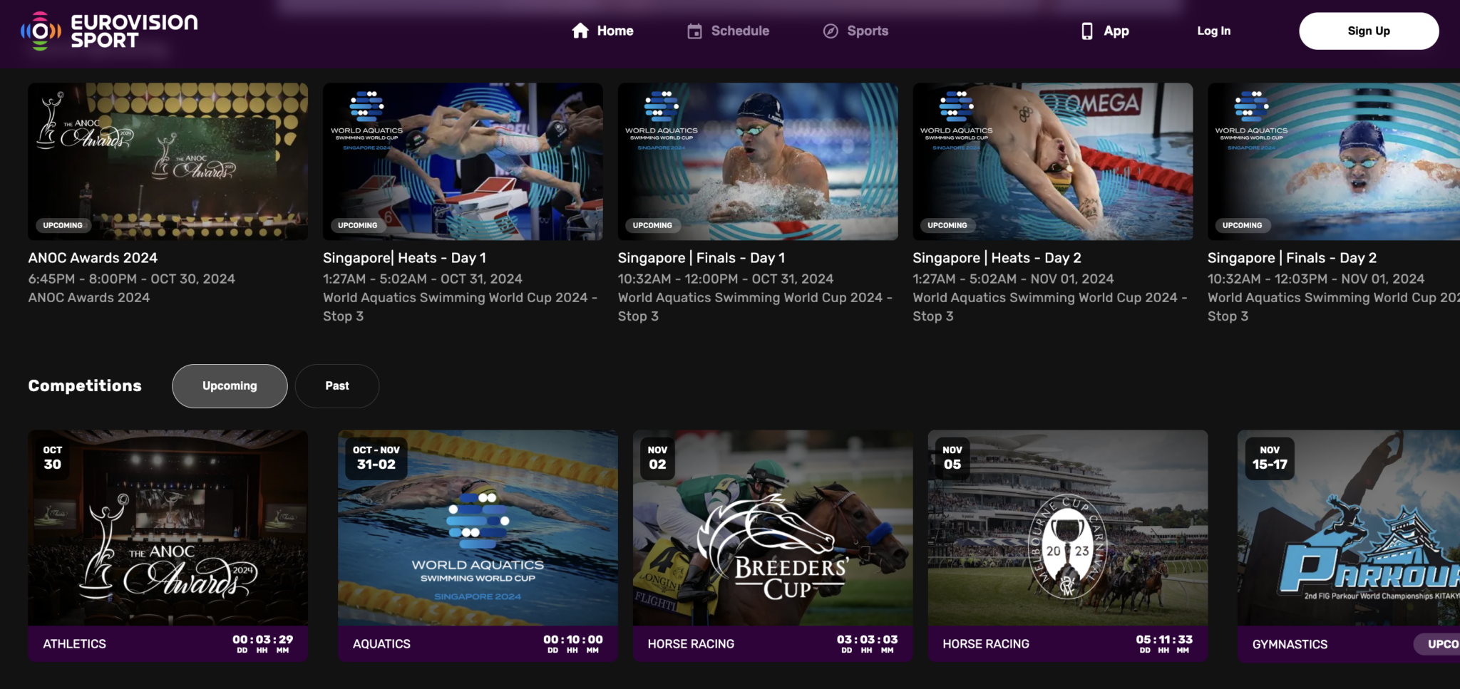 Streaming Global Sports: Eurovision Sport – NAGRAVISION